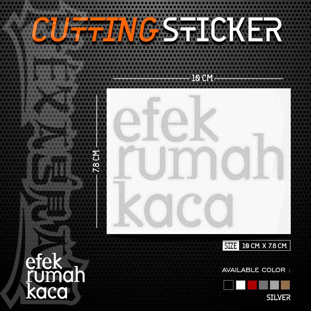 Cutting Sticker Efek Rumah Kaca Band | Stiker Cutting Band Efek Rumah ...