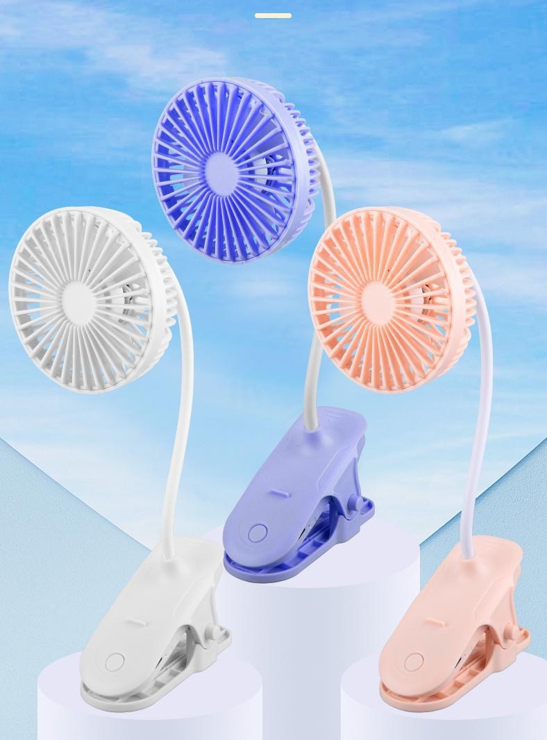 ZEHONG Kipas Angin 3 In 1 USB Kipas Angin Meja Lipat Jepit Genggam Mini Fan Kipas Mini USB Clip ...