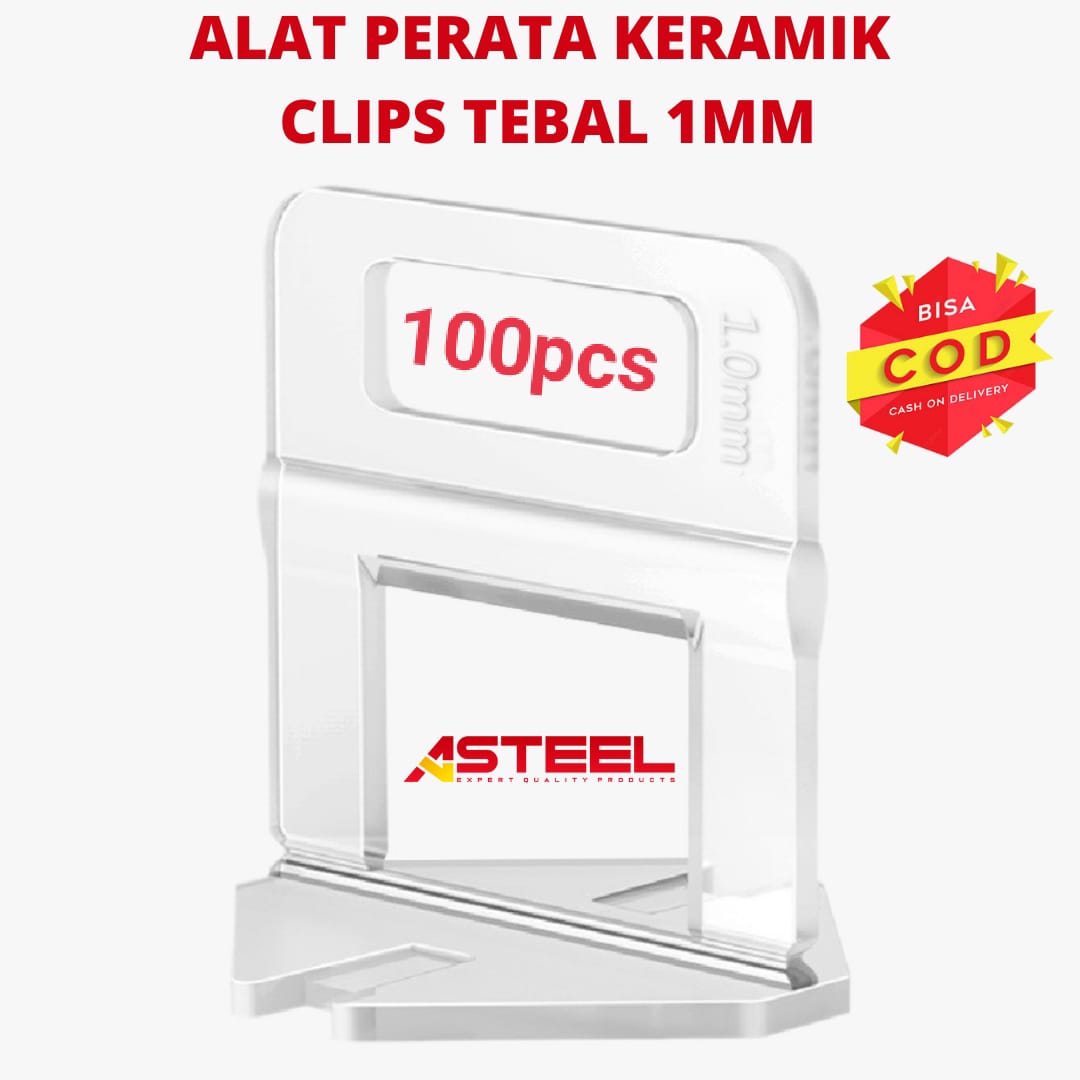 ASTEEL Clips Klip Perata pasang lantai keramik granit tipe pasak jarak ...