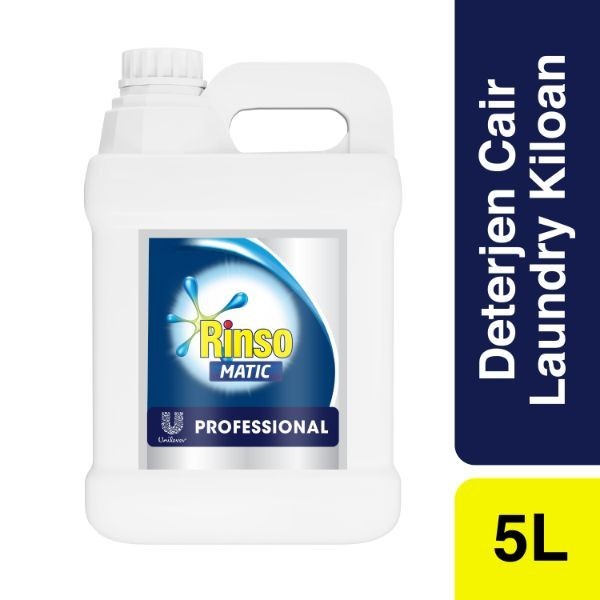 Detergen Cair Rinso Matic 5 Liter / Sabun Cuci Baju Detergent Laundry ...