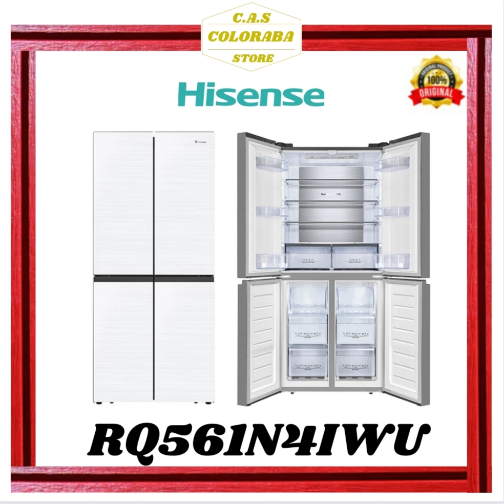 KULKAS HISENSE RQ561N4IWU KULKAS SIDE BY SIDE RQ561N4 RQ561 561N4IWU ...