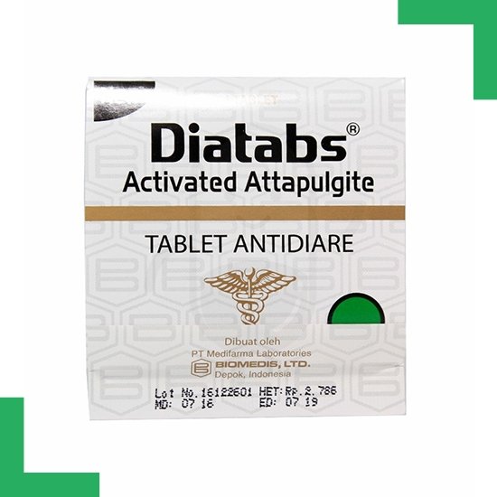 NEW DIATABS TABLET (per Strip) | Lazada Indonesia