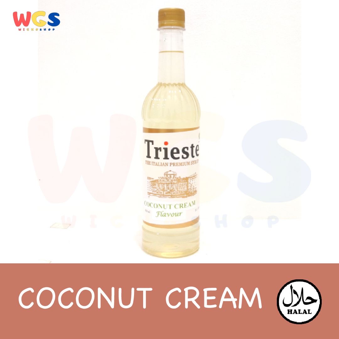 Trieste Syrup Coconut Cream Flavored 650ml - Sirup Rasa Coconut Cream ...