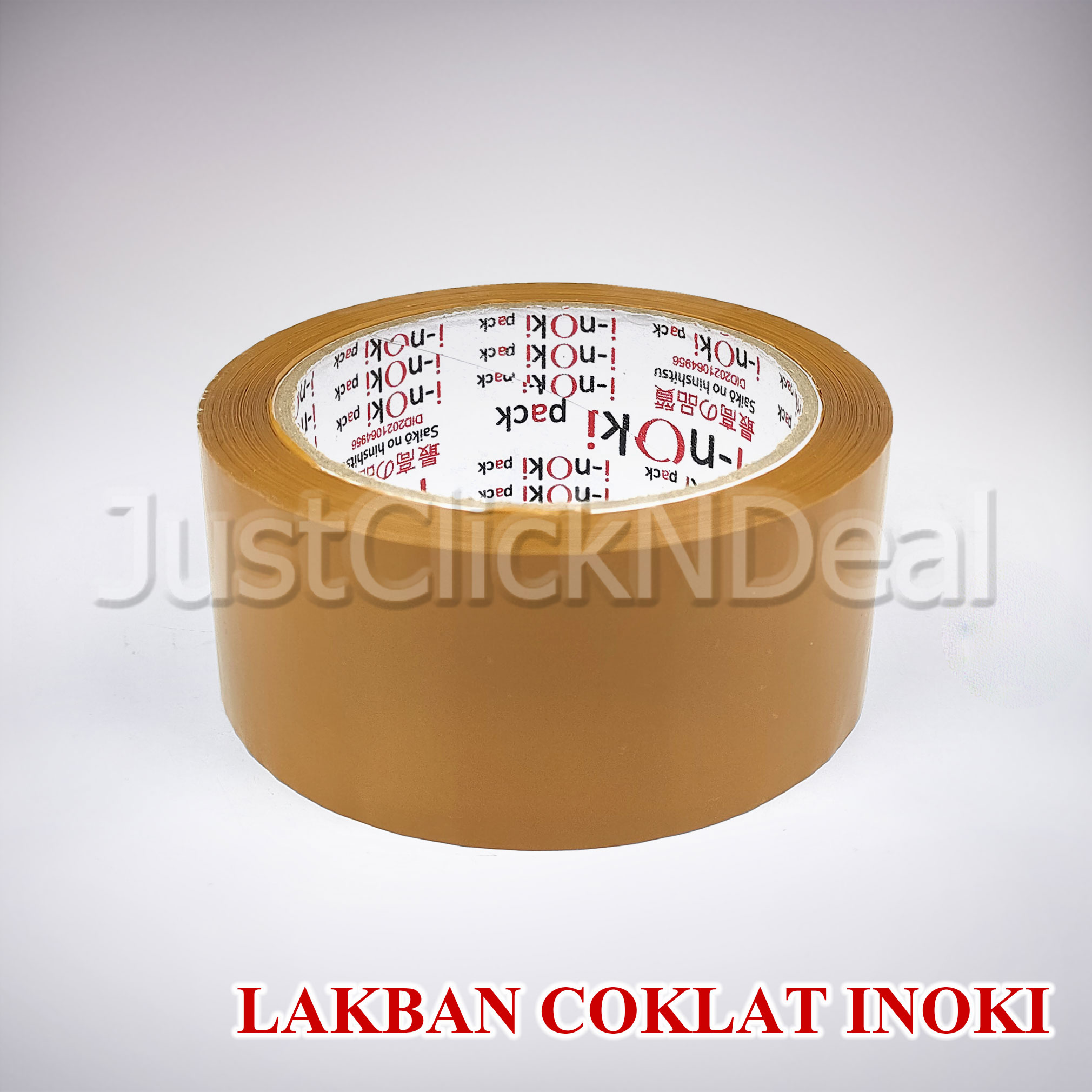 Inoki Lakban Coklat 48 mm 2 Inch 90 Yard Solasi Solatip Isolasi ...