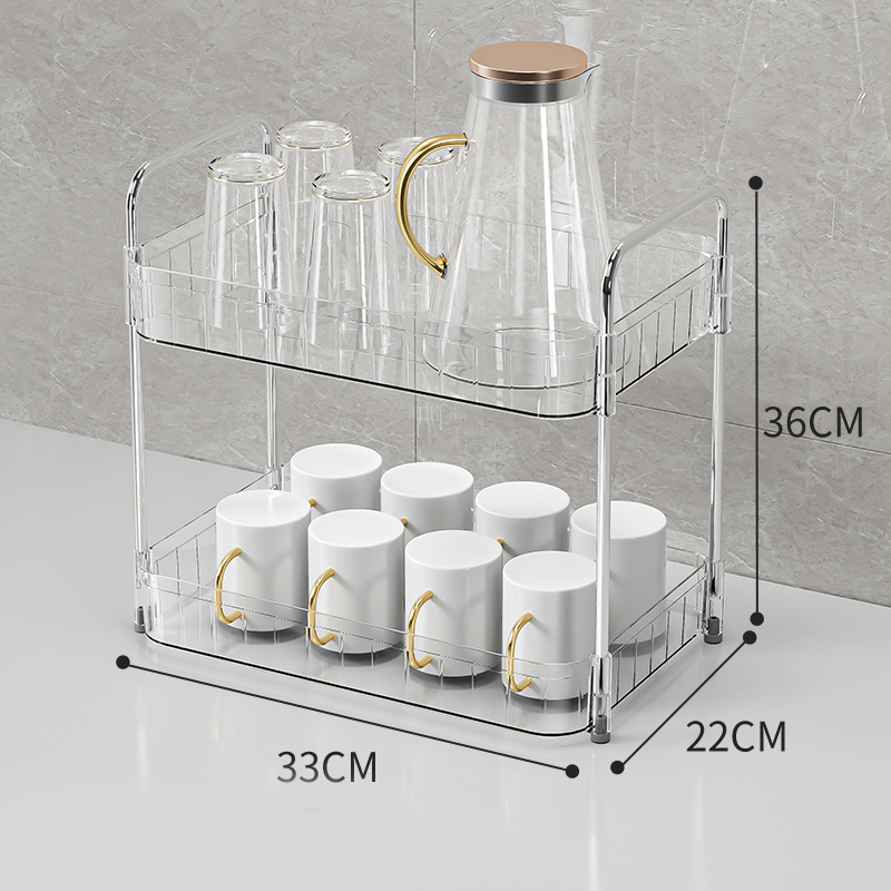 Mainland Rak Gelas Kopi Mug Dapur Rak Penyimpanan Cangkir Tray Drainer ...