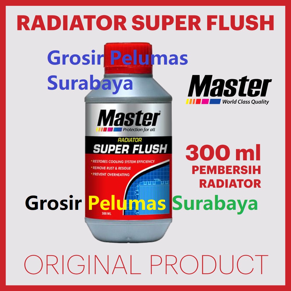 Master Radiator super Flush Cairan Kuras penguras Pembersih Kerak ...