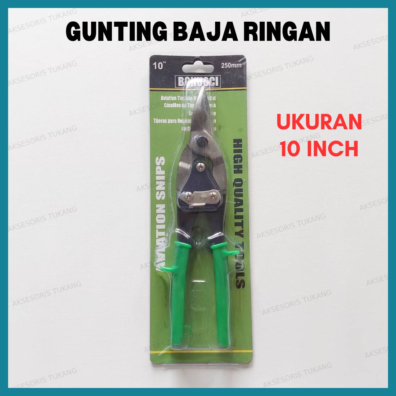 Gunting Baja Ringan 10" / Gunting Holo / Gunting Hollow 10 inch ...