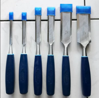 Tatah Kayu Set 6 in 1 Kecil sampai Besar, Alat Pahat Lurus Jepara ...