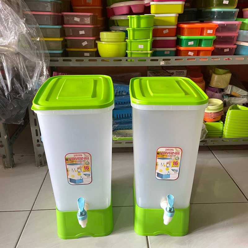 Tempat Air Minum Isi 10 liter Havana Dispenser kran 10 liter Tempat Air ...