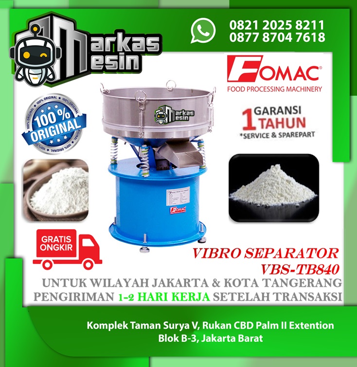 Mesin Pengayak Tepung VBS-TB840 Electric Vibro Seperator Fomac | Lazada Indonesia