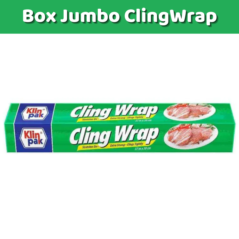 Klinpak Jumbo Aluminum Foil & Klin Pak Cling Wrap Big Size | Lazada ...