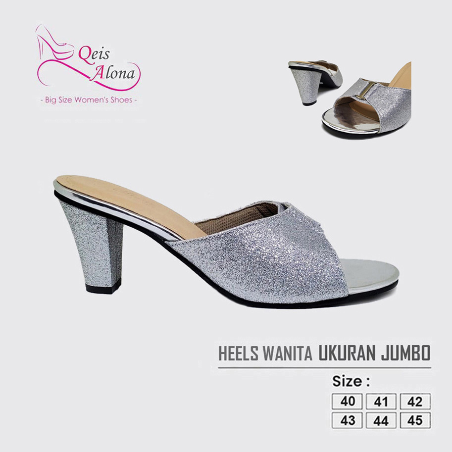 Sandal High Heels Ukuran Jumbo Besar - Big Size 41 42 43 44 45 | Sepatu ...