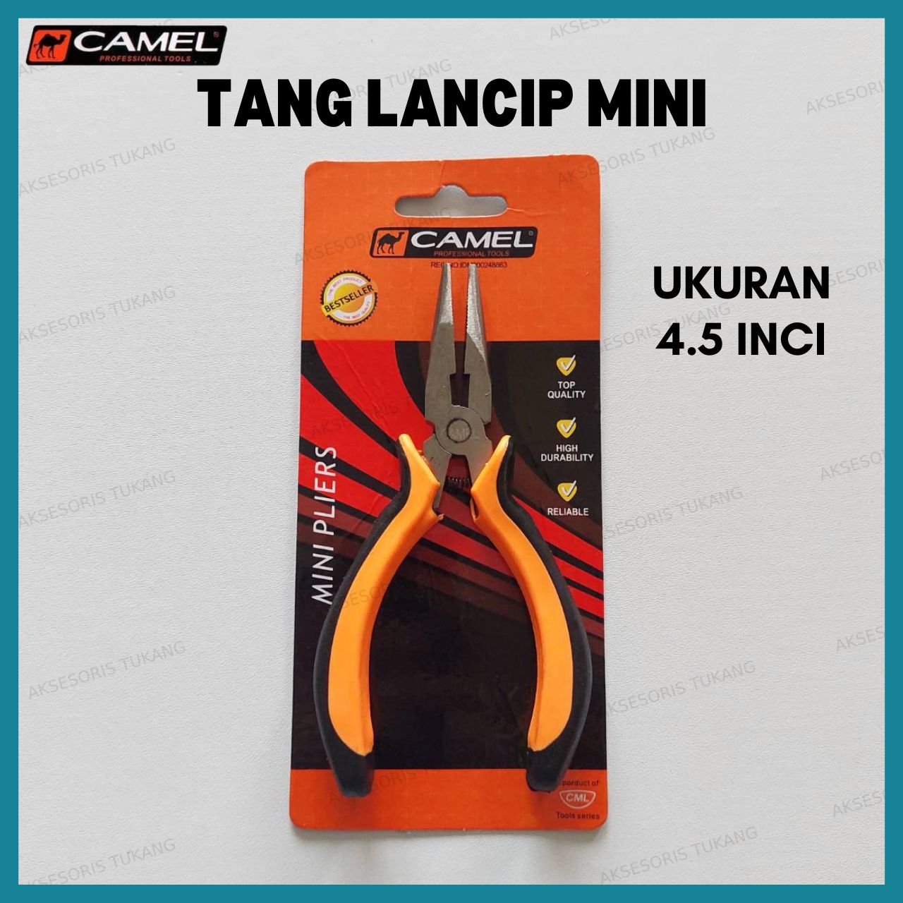 Camel Tang Mini Lancip 4.5 Inch / Tang Kecil Pendek 4.5" / Tang Cucut | Lazada Indonesia