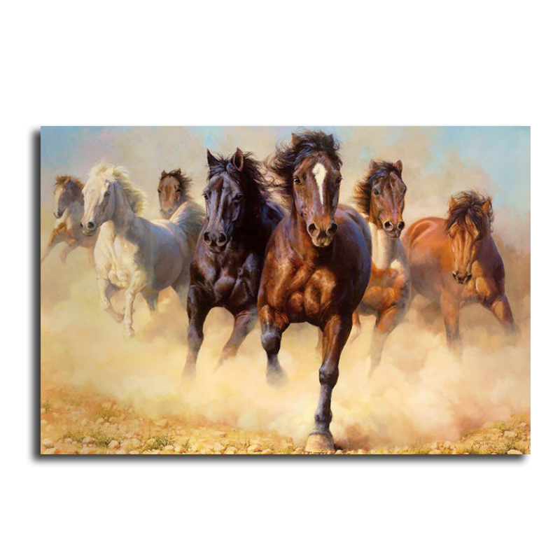 poster 7 kuda/ Hiasan dinding kuda7/ lukisan dinding gambar kuda ...