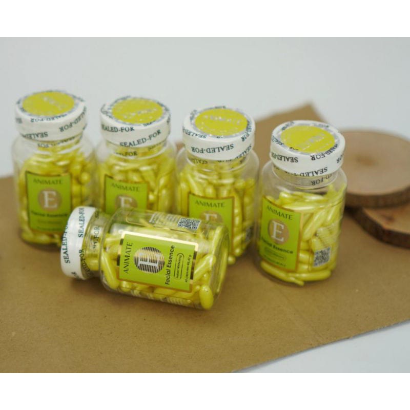 Animate Facial Essence Instant Whitening isi 60 Capsules Animate ...