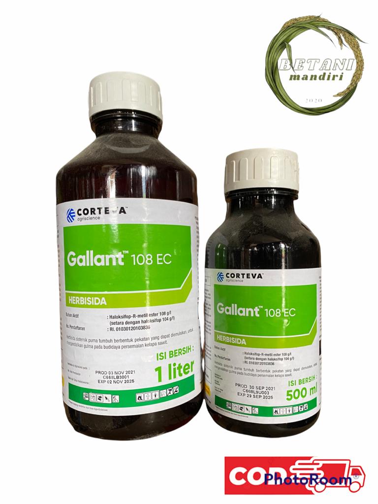 Gallant 108 EC Herbisida selektif rumput lulangan Berkualitas/ herbisida gallant 108EC 500ml dan ...