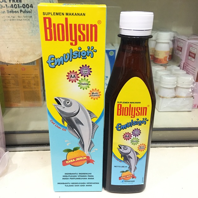 Biolysin Emulsion 250ml - Suplemen Vitamin untuk Anak | Lazada Indonesia
