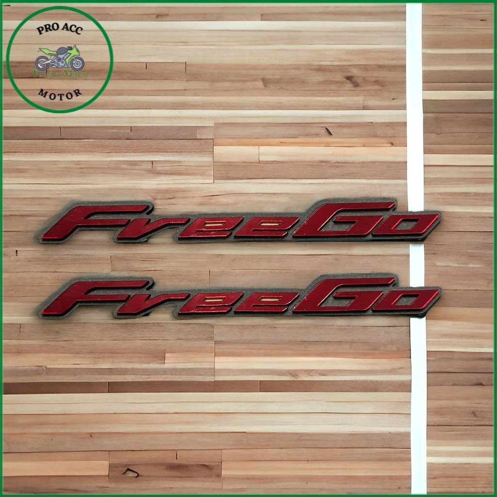 Emblem Logo Freego 3D Timbul Bahan Kaca Akrilik | Lazada Indonesia