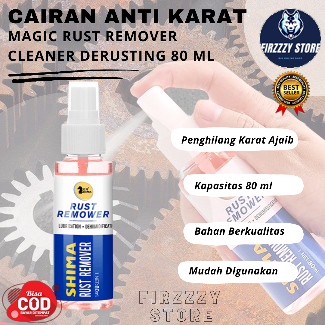 Cairan Anti Karat Magic Rust Remover Cleaner Derusting 80 ml | Lazada ...