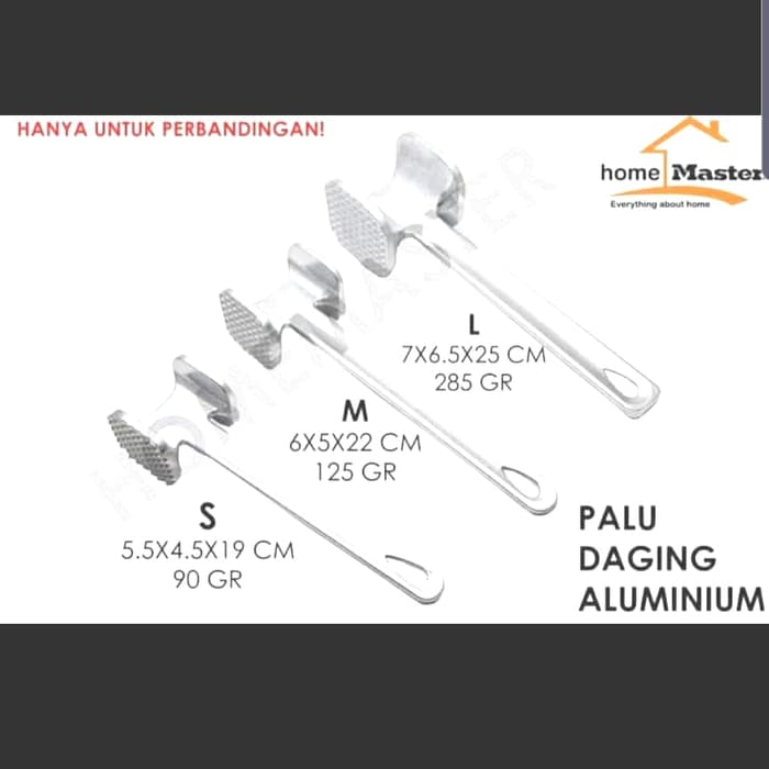 [Large] Palu 2 Sisi Geprek Daging Bumbu Dapur / Meat Hammer Tenderizer ...