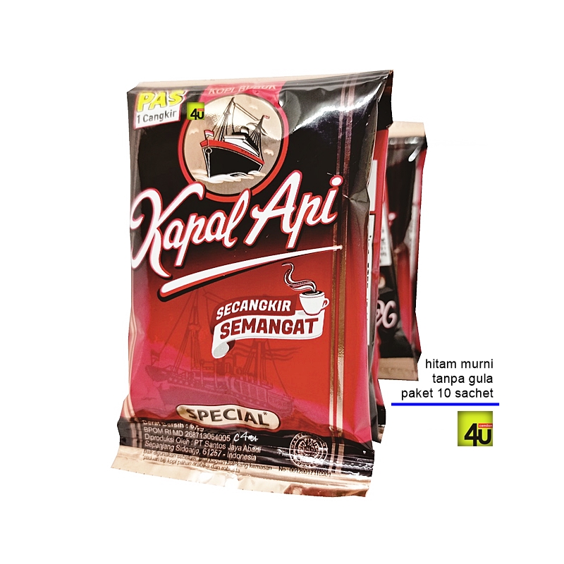 Kapal Api - Hitam Special Porsi PAS - 10 sachet MINI | Lazada Indonesia
