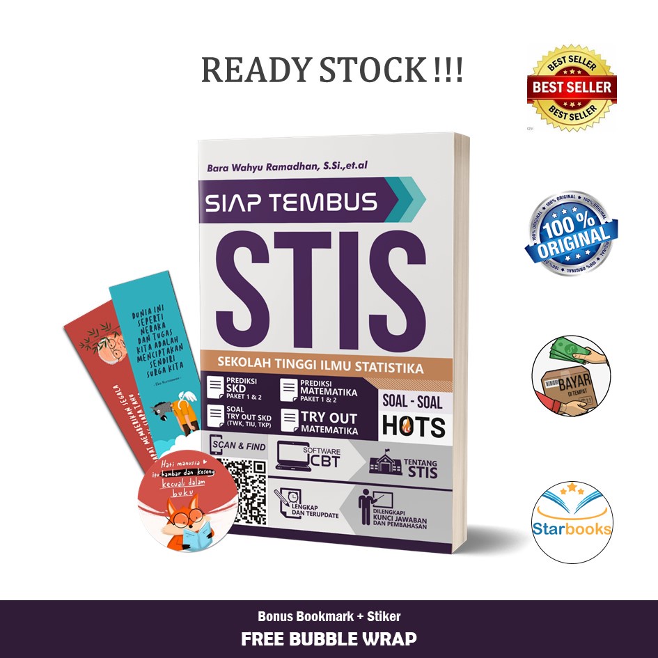 Buku Siap Tembus STIS 2022 - Charissa +Free Soal-soal CBT | Lazada ...