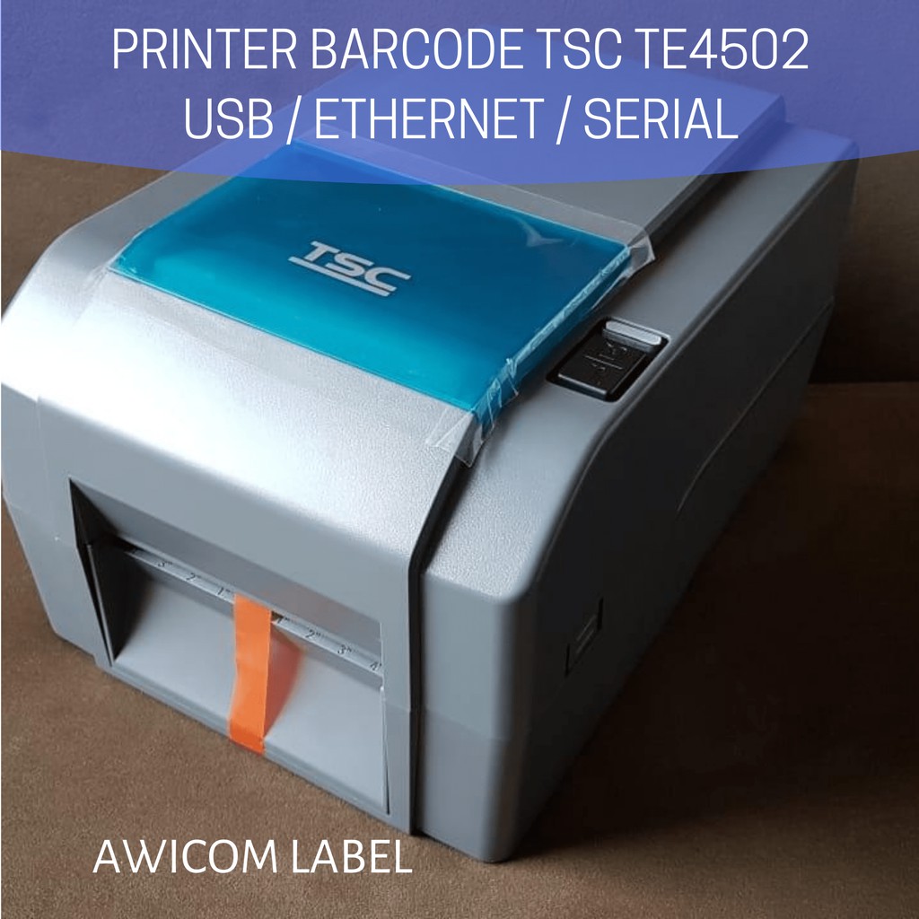 Printer Barcode TSC TE4502 USB ETHERNET JARINGAN LAN SERIAL | Lazada ...