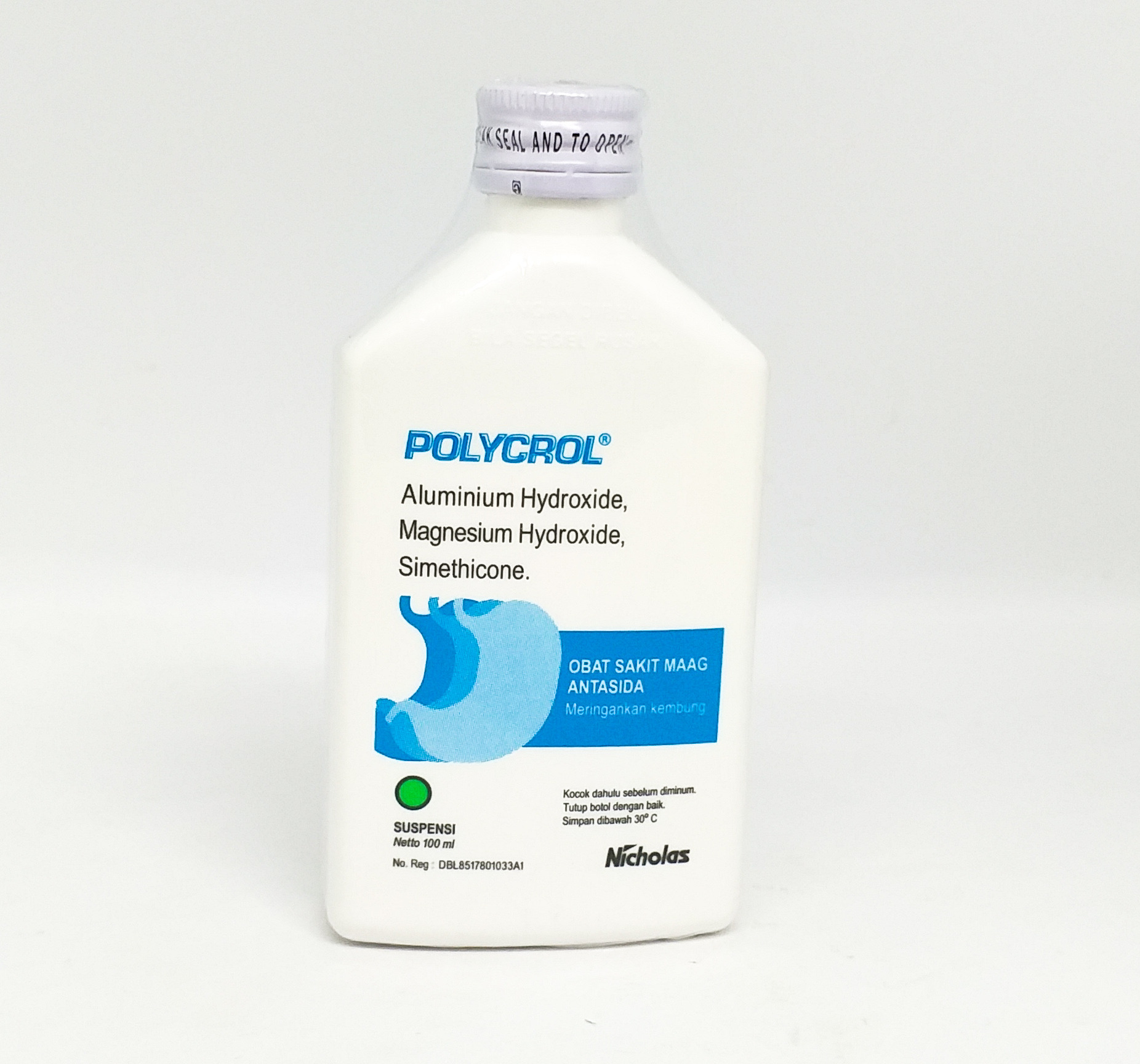 Polycrol Polikrol Policrol Polykrol sirup 100ml obat maag Obat Maag ...
