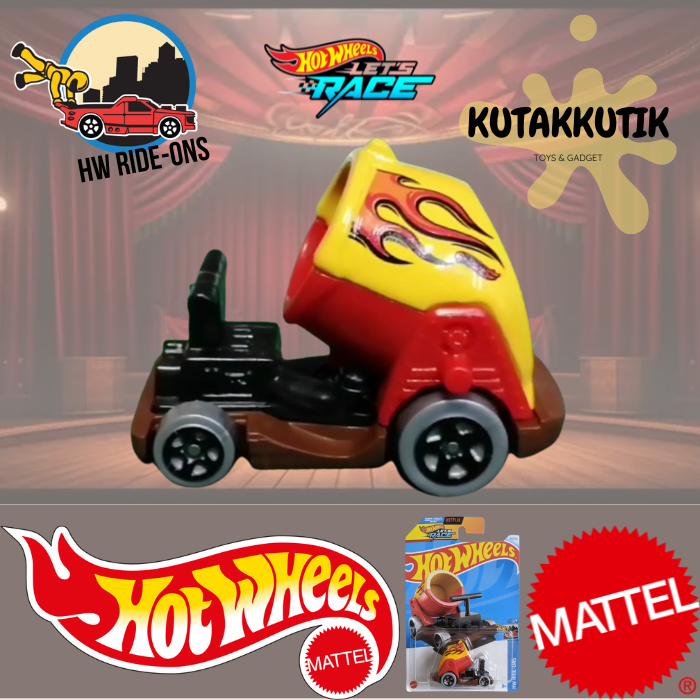 Hot Wheels Mobil Sirkus Boom Car Merah Kuning Lot C 2024 HW Ride-Ons ...