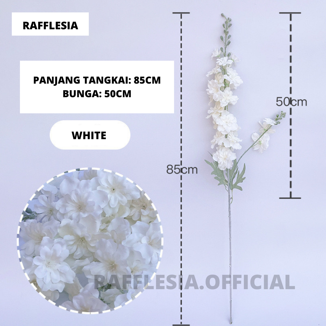 Artificial Flower Hyacinth Tanaman Bunga Imitasi Palsu Delphinium Sedap ...