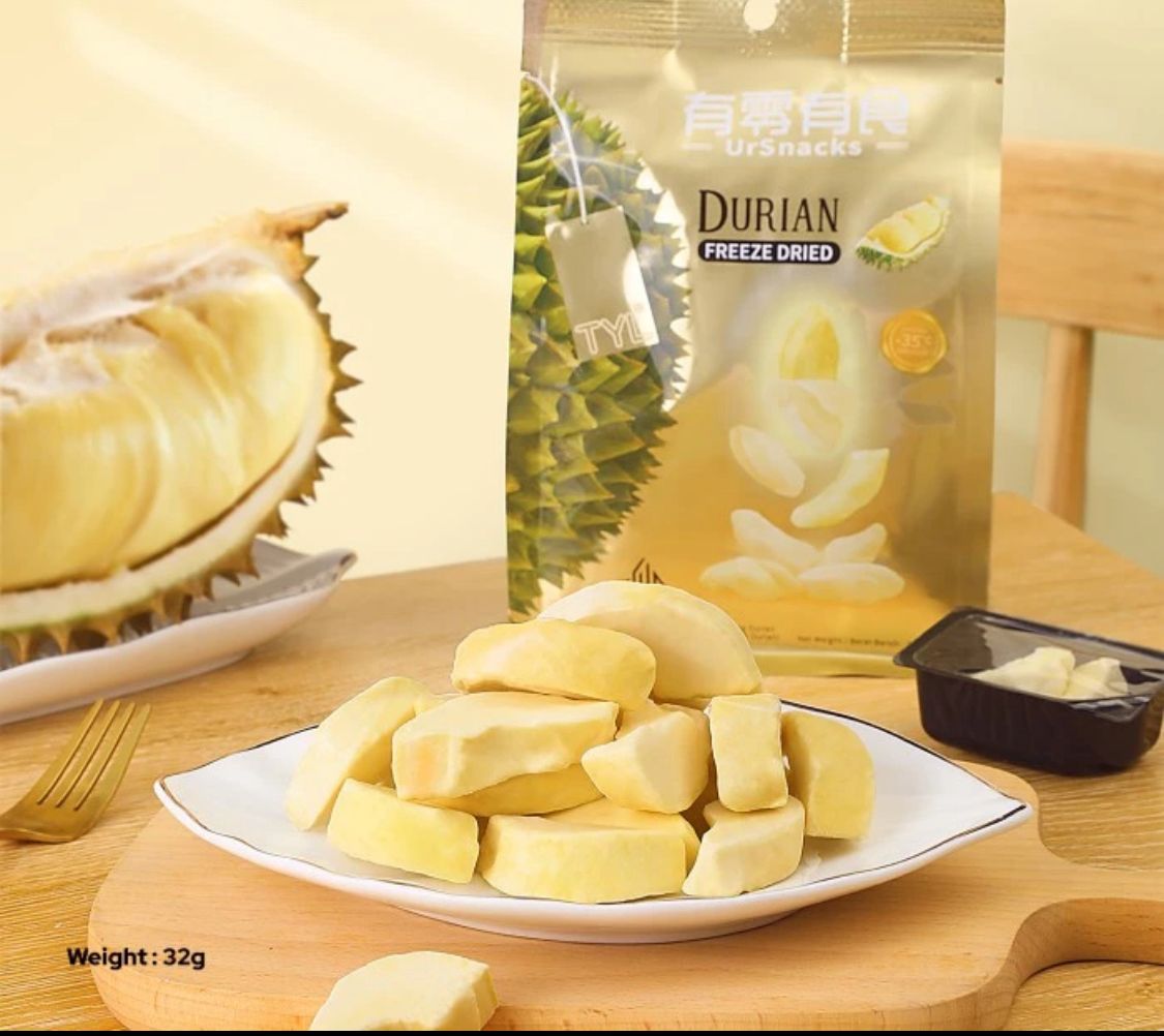 FREEZE DRIED DURIAN THAILAND / KERIPIK BUAH DURIAN SEHAT HALAL | Lazada ...