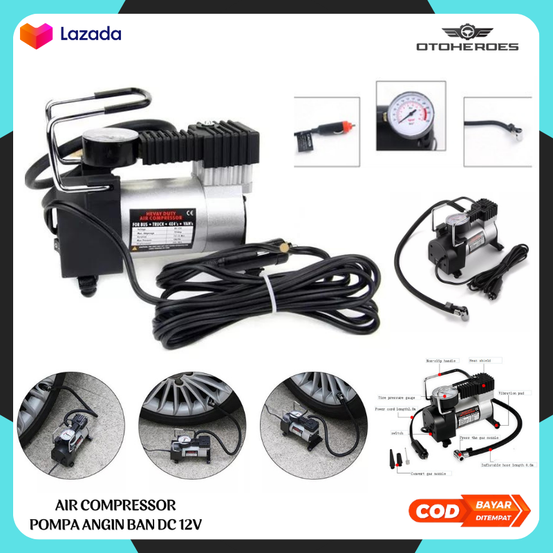[COD] Compresor Listrik / Kompresor Angin Mini / Kompresor Mini Pompa ...