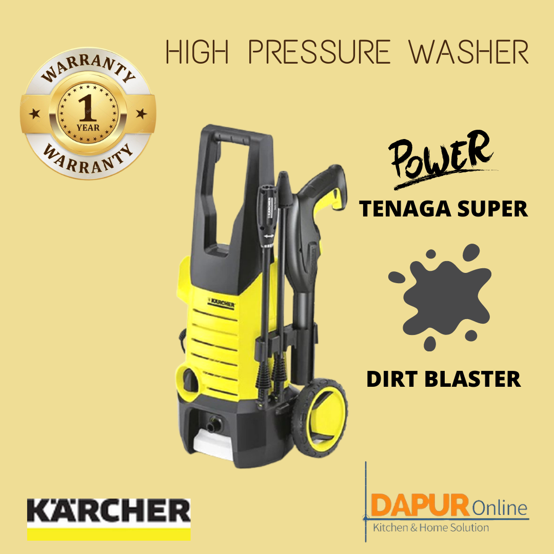 KARCHER K2.360 Jet Pump Cleaner Alat Steam Cuci Mesin Semprotan Air High Pressure Cleaner Mobil ...