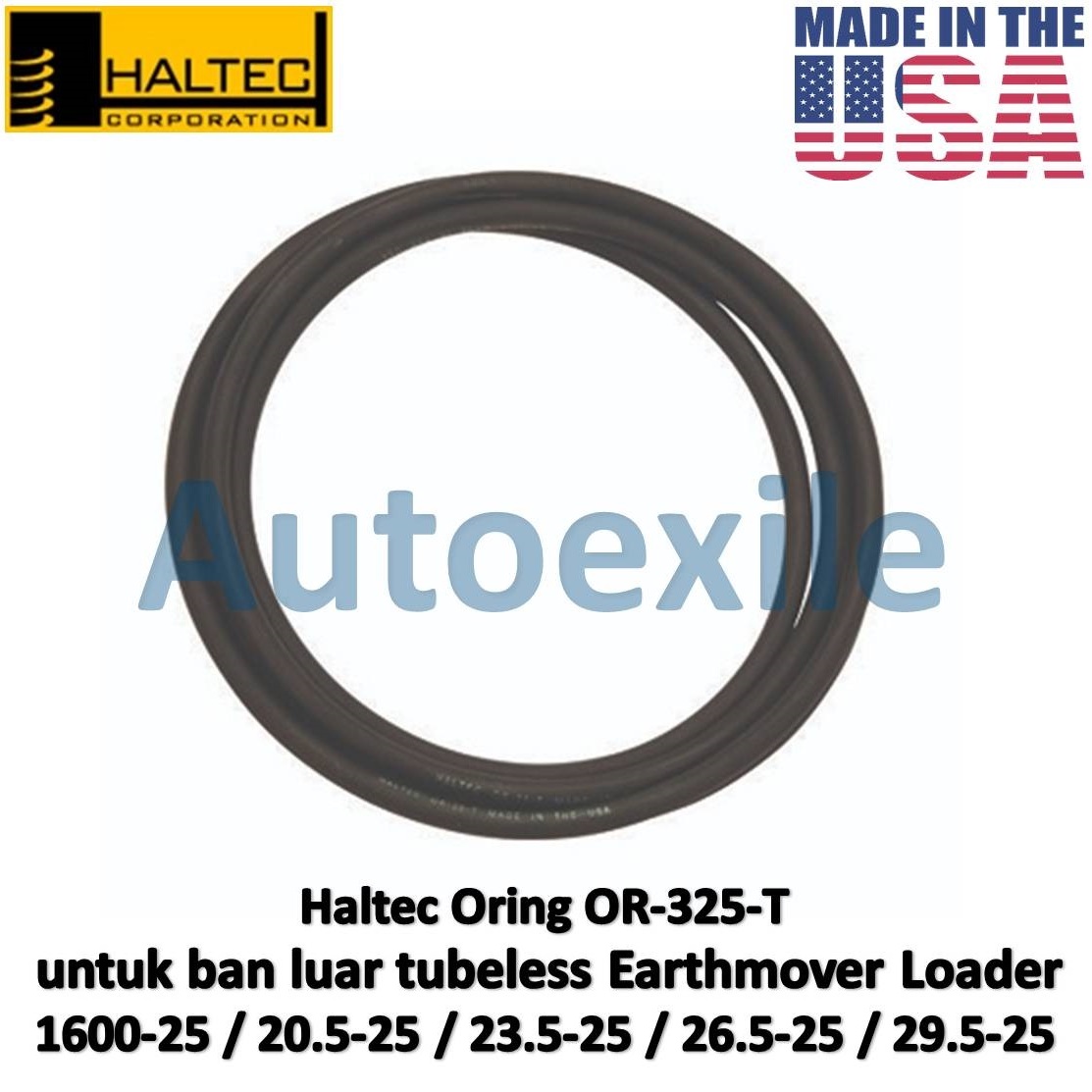Haltec Oring OR-325-T Ban Tubeless OTR Earthmover Loader 1600-25 20.5-25 23.5-25 26.5-25 29.5-25 ...