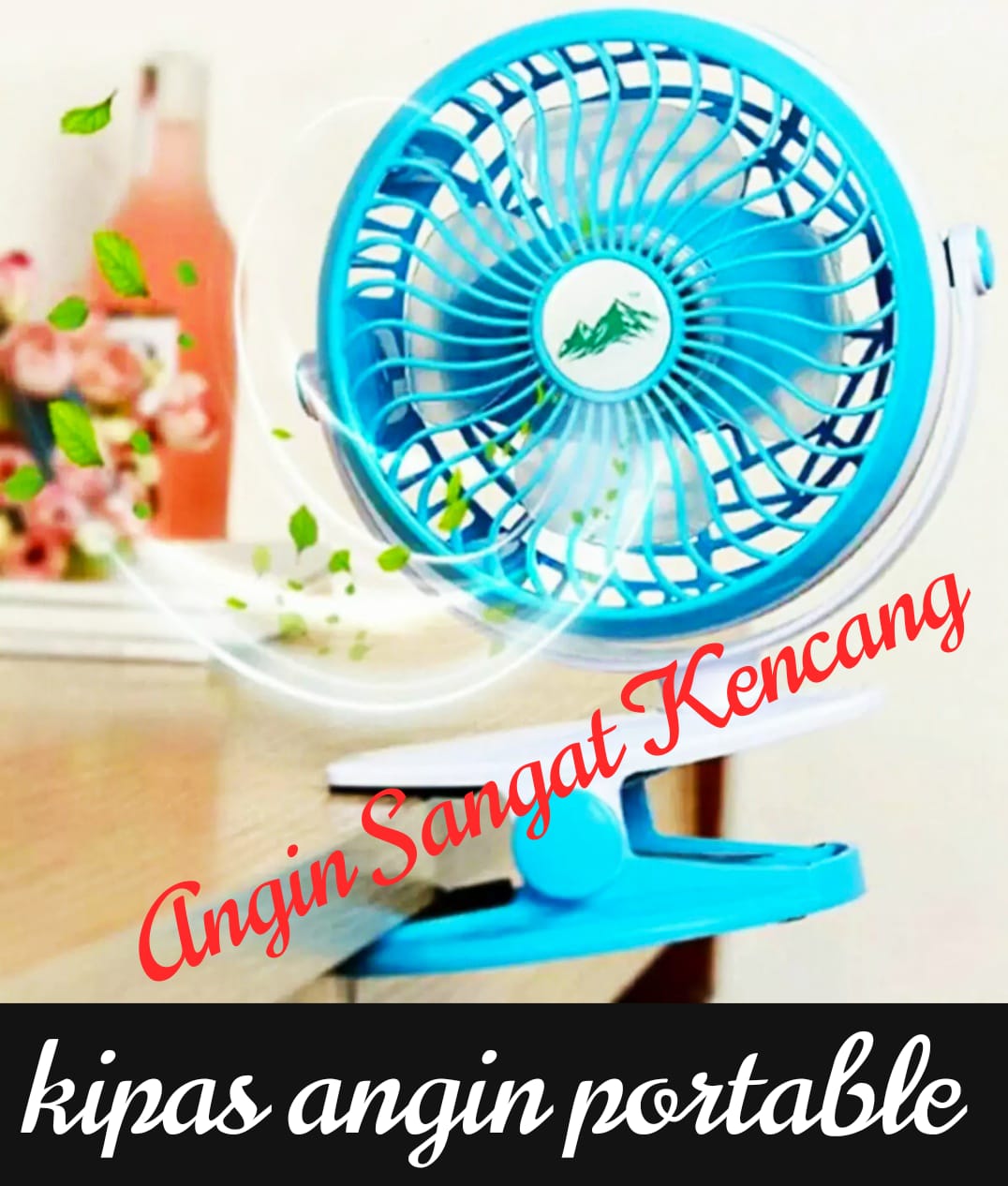 Kipas Angin Jepit Portable / Kipas Angin Cas Ulang Flexibel Super ...