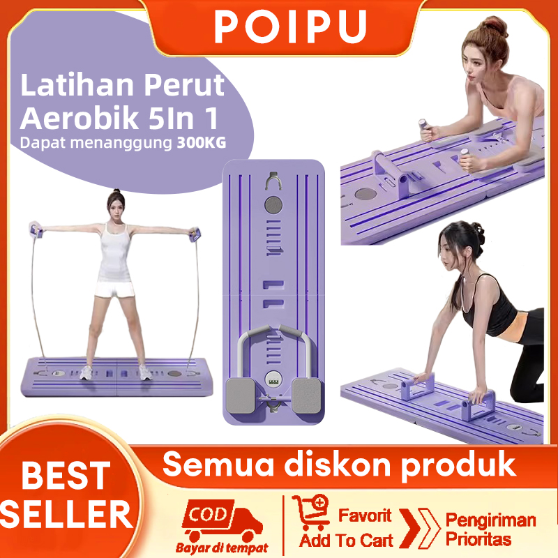 Roda Perut/ Ab Wheel 5in1Alat Push Up Sit Up Stand Bar Automatic ...