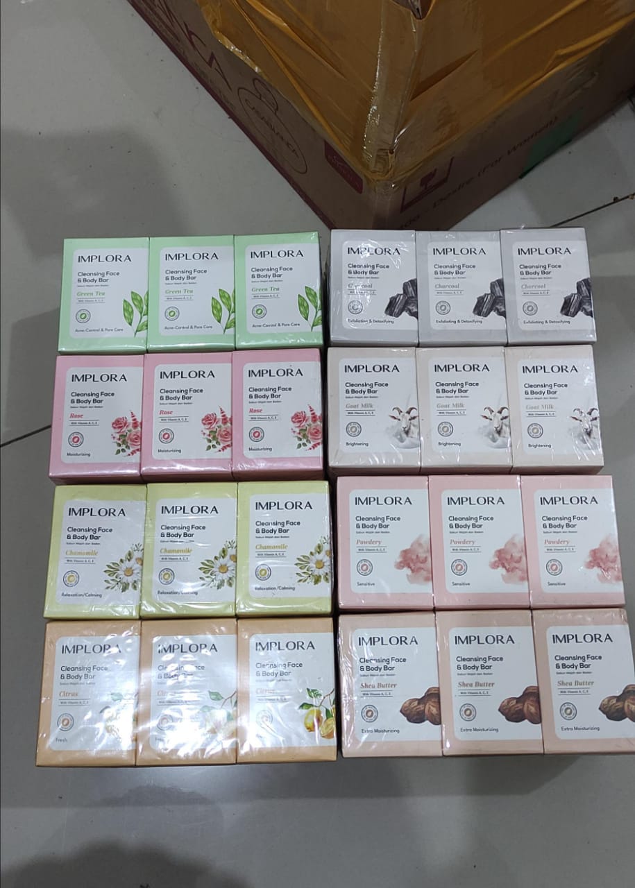 IMPLORA Sabun Batang Cleansing Face & Body Bar | Soap / Sabun Untuk ...