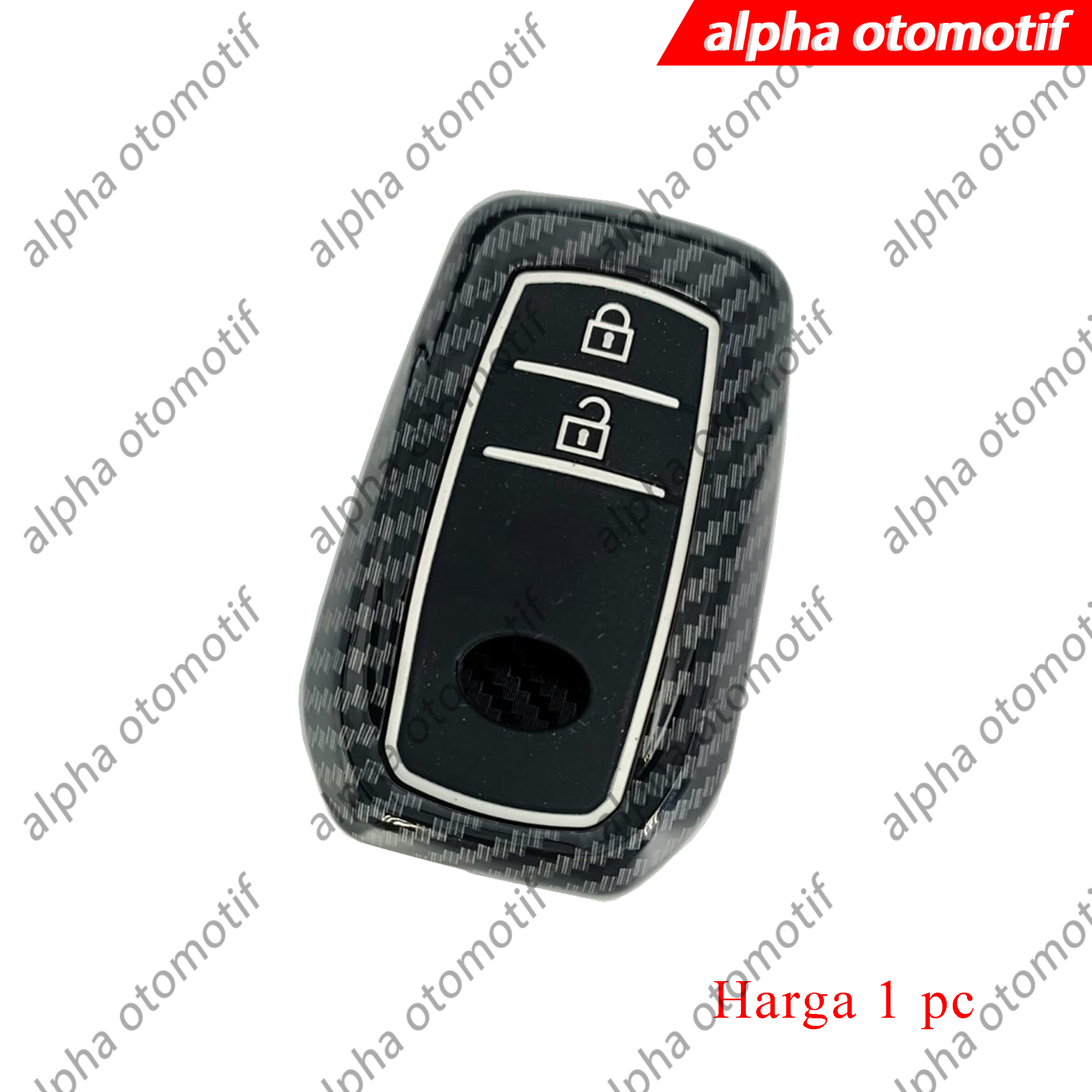 Casing Kunci Remote Mobil Toyota Carbon Fiber - Innova Type Q / Innova ...