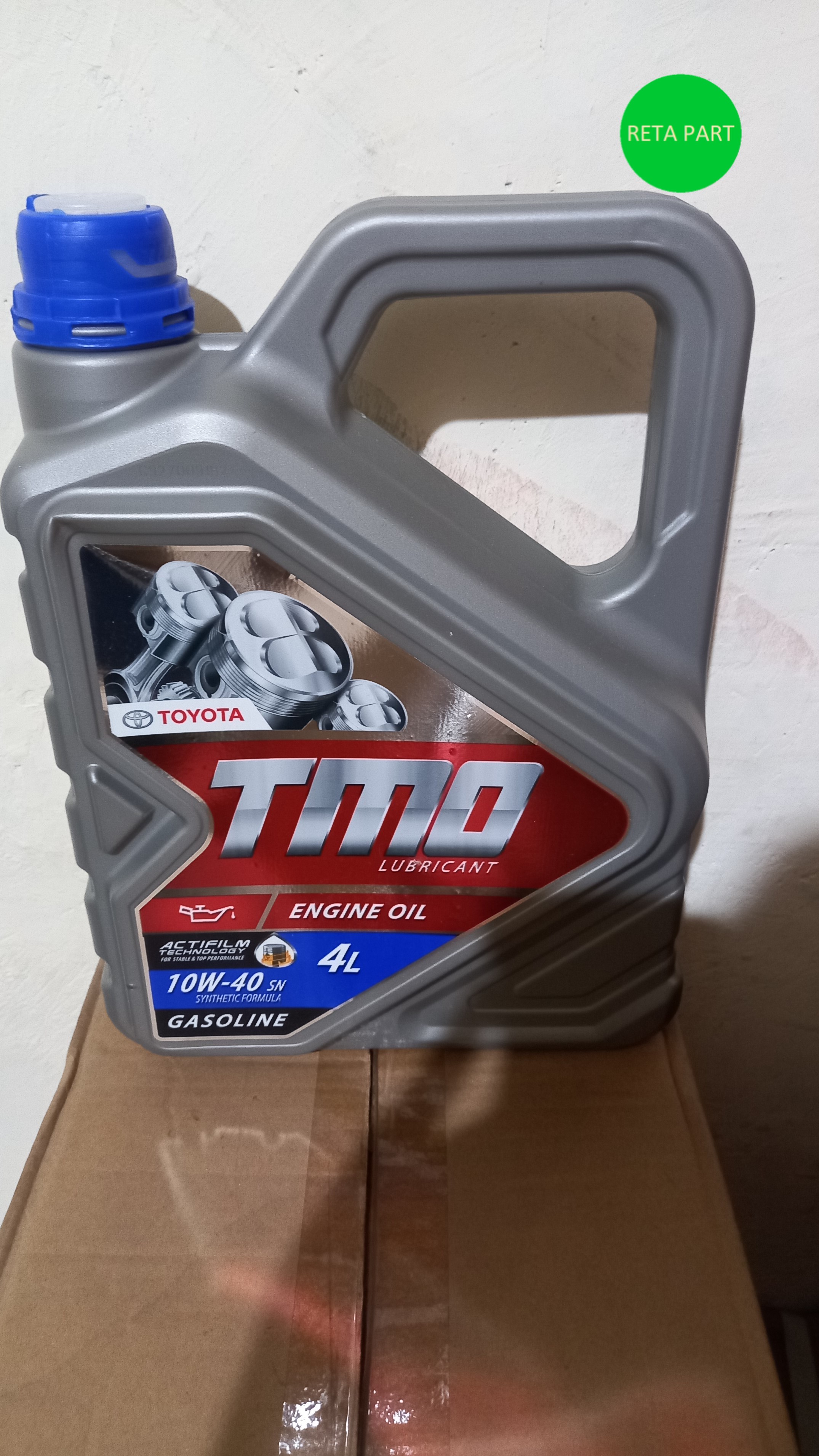 RETAPART - Oli mesin toyota TMO sea 10W-40 galon isi 4liter | Lazada ...