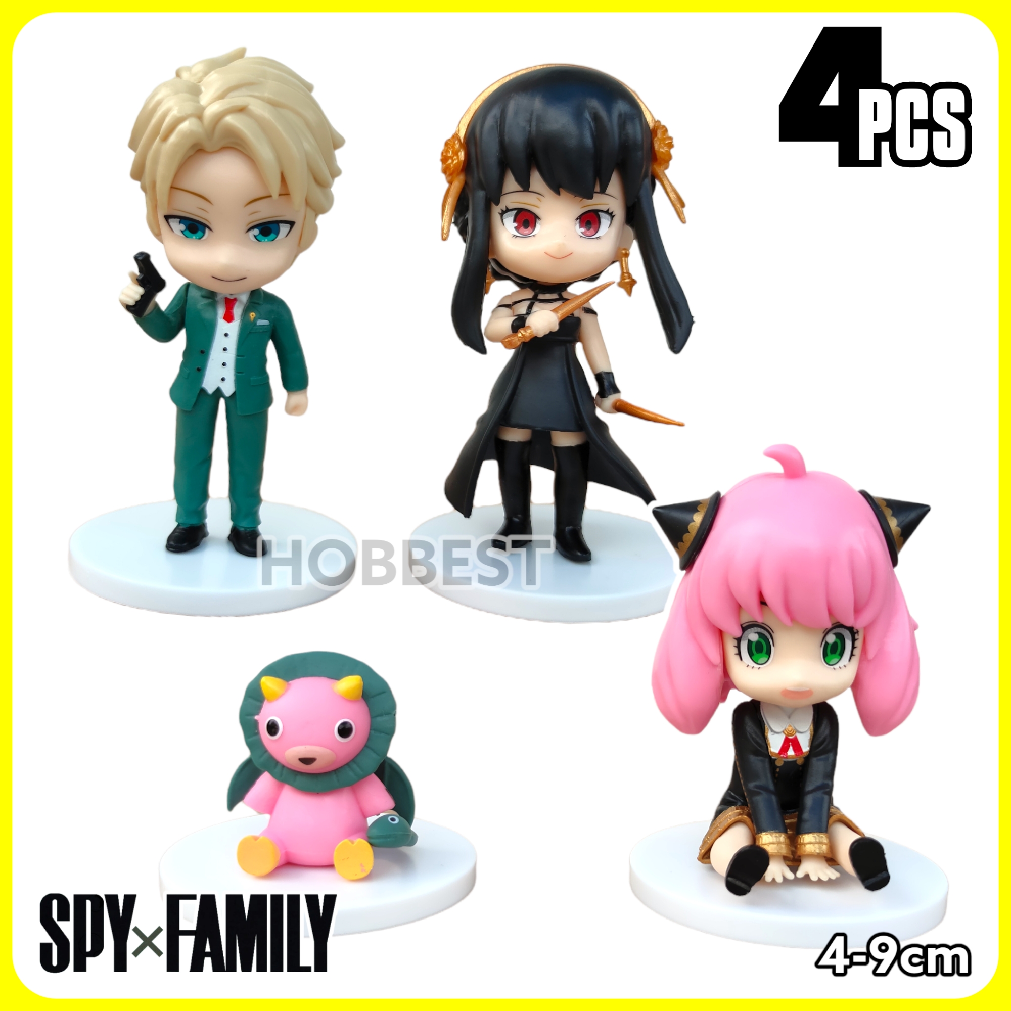 Action Figure SPY X FAMILY set Miniatur Topper Kue Pajangan Mainan Anya ...