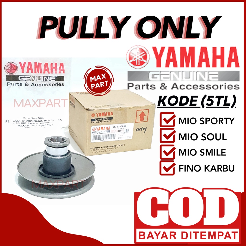 PULLY ONLY SET 5TL PULLEY PULI MIO SPORTY SOUL SMILE FINO KARBU CARBU ...
