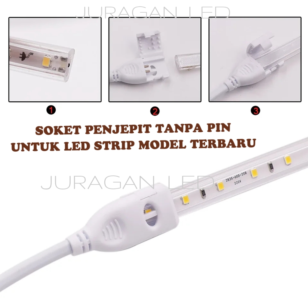 SOKET / COLOKAN UNTUK LAMPU SELANG LED STRIP DAN NEON FLEX / SOKET ... SOKET / COLOKAN UNTUK LAMPU SELANG LED STRIP DAN NEON FLEX / SOKET ...