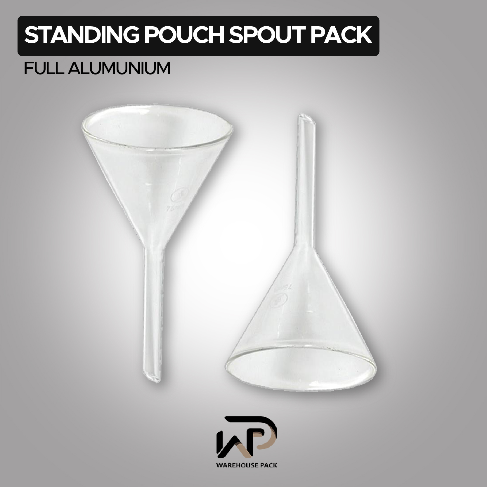 ( 10 Pcs ) Standing Pouch Spout Pack Full Alumunium | Kemasan Minuman ...