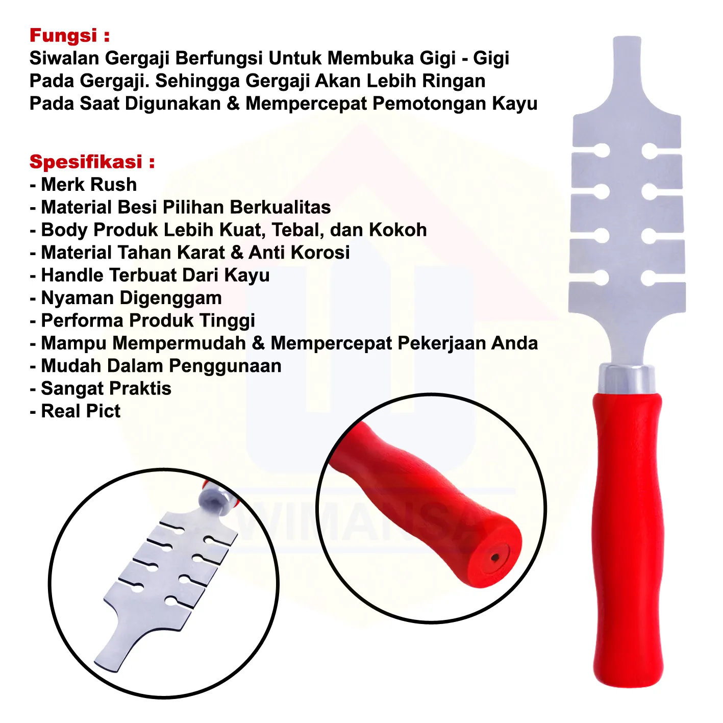 Sibak Gergaji / Baling Gergaji Gagang Kayu setel mata gergaji kayu ...