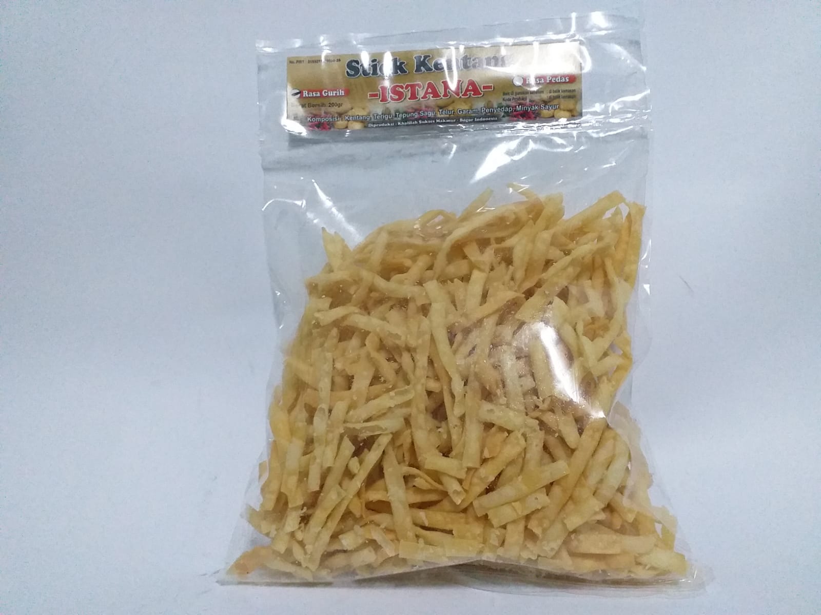 Snack Stick Kentang Rasa Gurih dan Bumbu Pedas 200 Gram | Lazada Indonesia