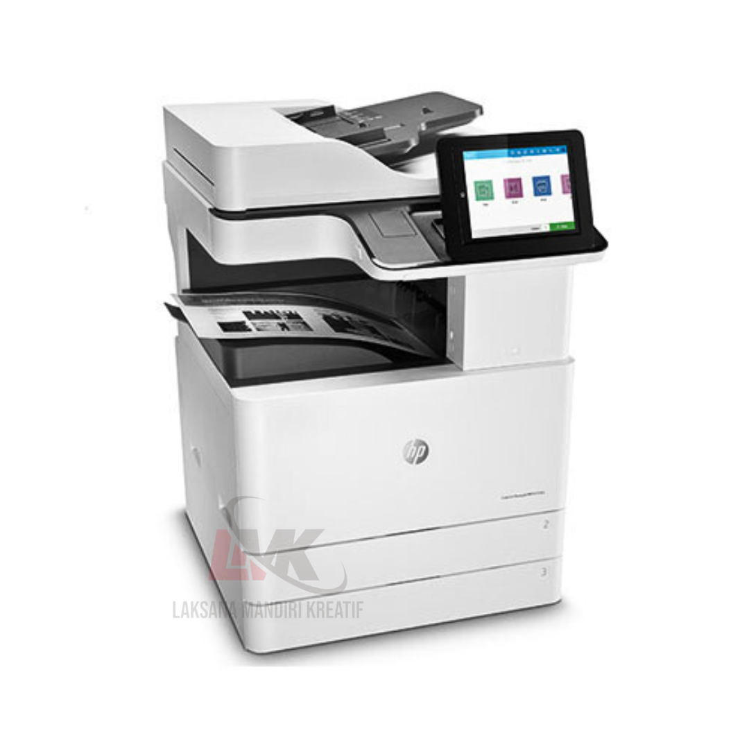 Printer HP Laser Jet Managed MFP E72525 Laser Mono Print Scan Copy ...