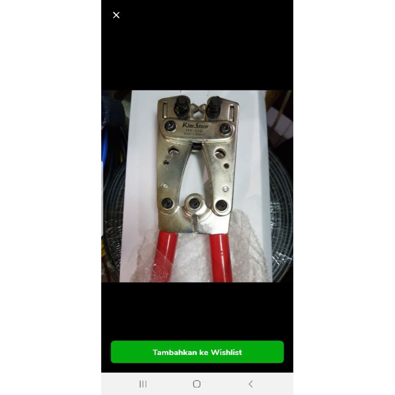 TANG PRESS SKUN 6-50 mm HX50B CRIMPING TOOL HX50B | Lazada Indonesia