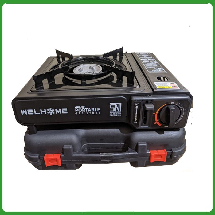 Kompor Gas Portable Merk WellhomeType WKP-001 1 Tungku | Lazada Indonesia