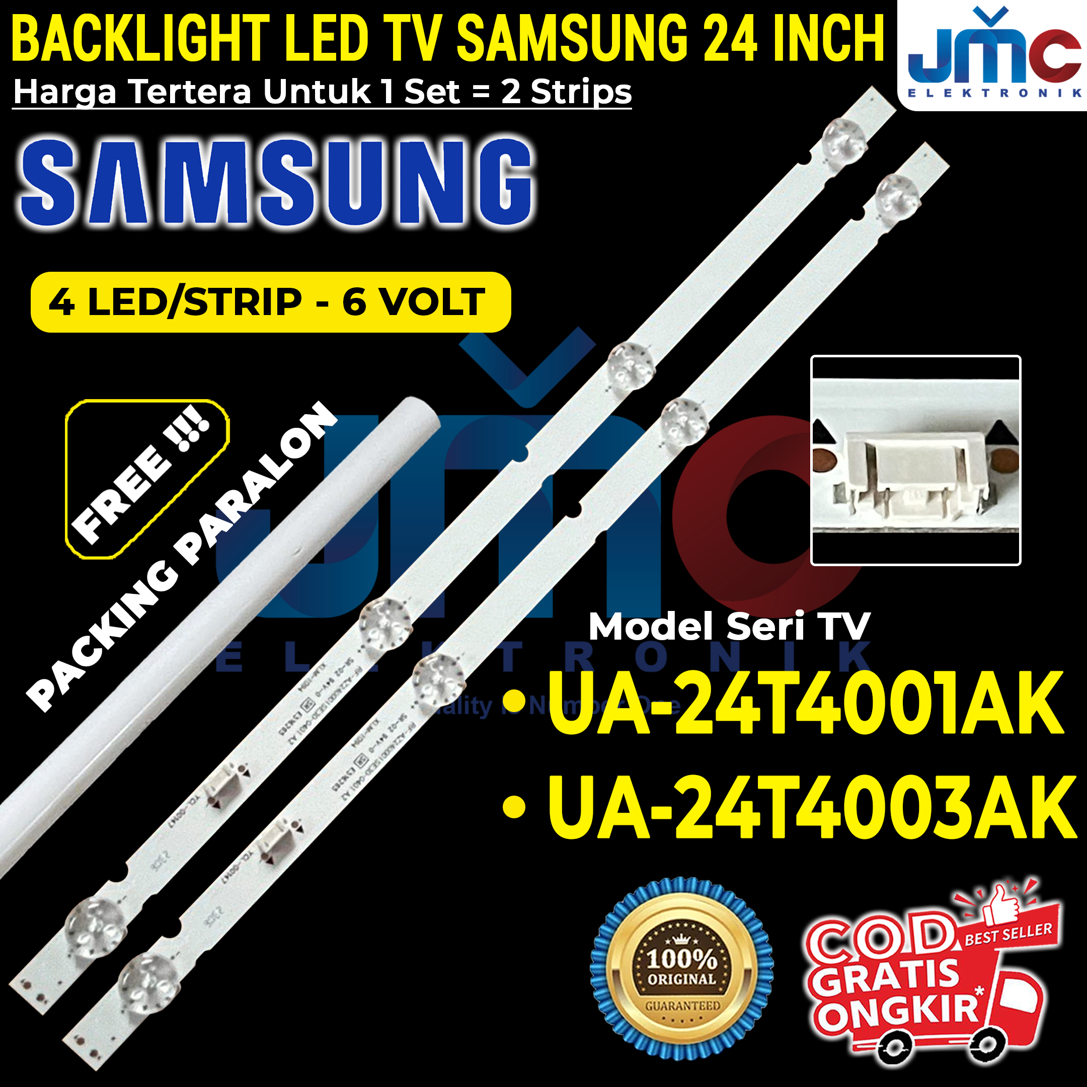 BACKLIGHT TV LED SAMSUNG 24 INC UA-24T4001AK UA-24T4003AK 24T4001 24T4003 UA24T4001 UA24T4003 ...