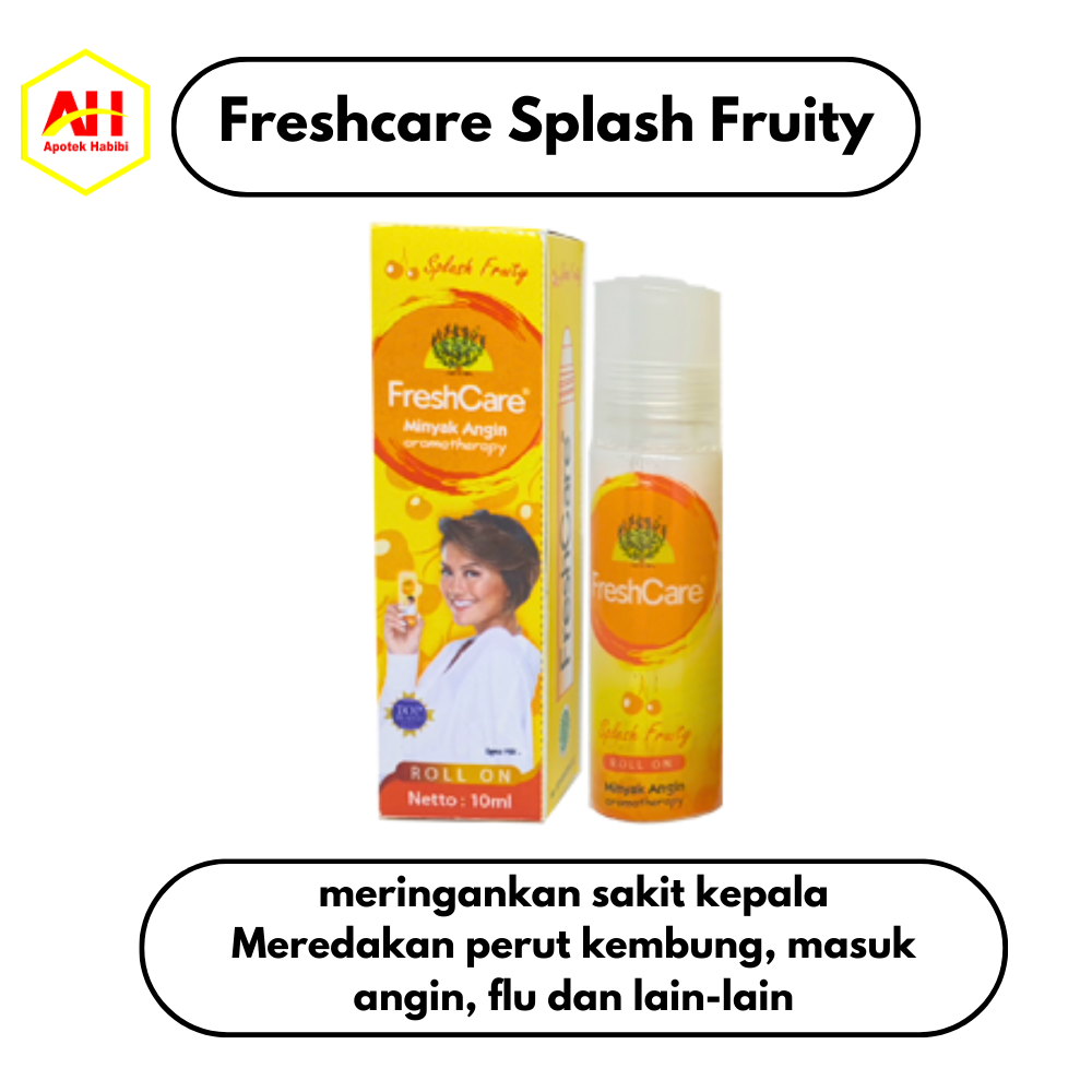 Freshcare Roll On Minyak Angin Splash Fruity 10 ml | Lazada Indonesia